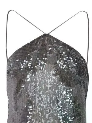 Patrizia Pepe Sequin Maxi Dress
