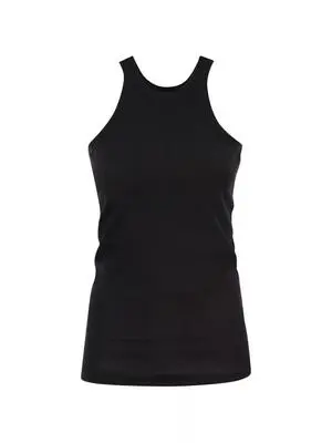 Sportmax Ribbed Knit Racerback Tank Top