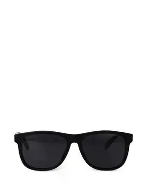 BVLGARI Square Aluminium Sunglasses - Black