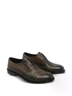 PAWELK'S Leather Derby Shoes