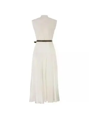 Max Mara Belted Maxi Dress
