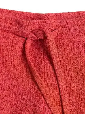 LANEUS Knitted Track Pants - Pink
