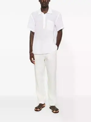 120% Lino Drawstring Trousers - Neutrals