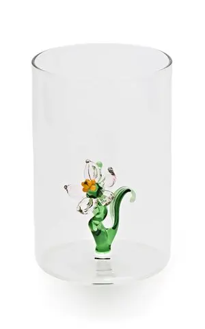 SOFFIERIA PARISE Set-of-two Floral Glasses - Multi