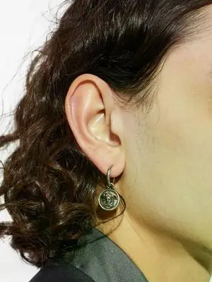 Versace Medusa Hoop Earrings - Silver
