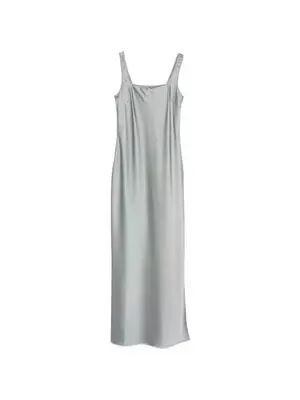 MANUEL RITZ Square-neck Maxi Dress - Grey