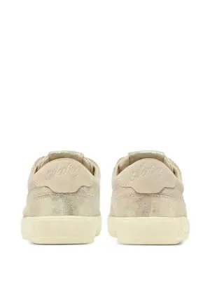 AUTRY Suede Logo Sneakers - Gold