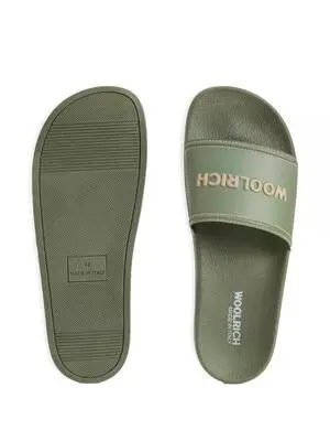 Woolrich Logo Slide Sandals