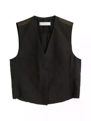 Our Legacy V-neck Sleeveless Vest - Black