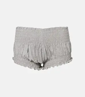 Dries Van Noten Melange Cotton Shorts