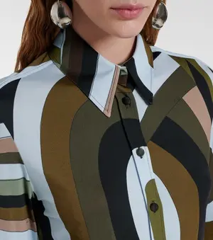 Emilio Pucci Marmo Silk Shirt