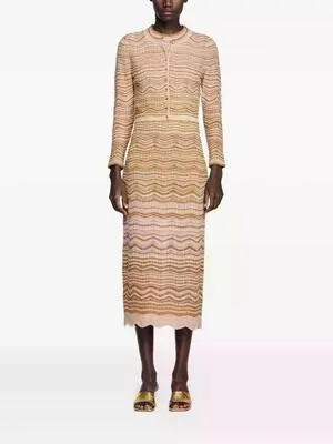 Sandro Decorative Knit Cardigan