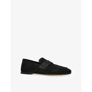 Officine Creative Blair 001 Suede Loafers - Black