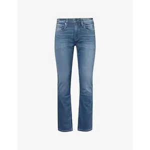 Paige Normandie Straight-leg Stretch-denim Blend Jeans