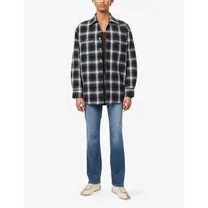 Paige Normandie Straight-leg Stretch-denim Blend Jeans