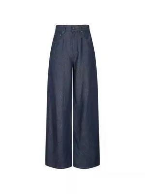 JNBY Wide-leg Jeans With Classic Five Pockets - Blue