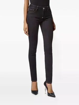 Philipp Plein Logo Plaque Jeans