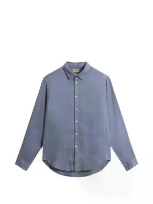 Woolrich Button Long-sleeved Shirt - Blue