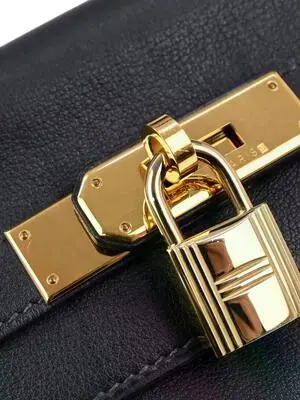 Hermès 1998 32 Kelly Gulliver-leather Tote Bag - Blue