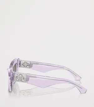 Burberry Acetate Cat-eye Sunglasses