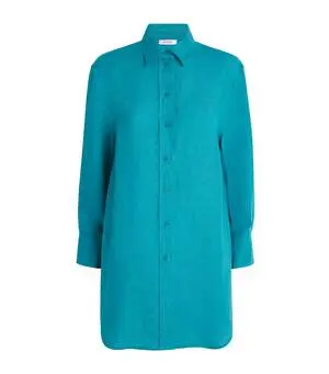 ERES Linen Oversized Shirt - Blue