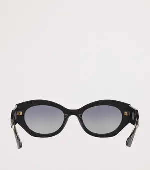 Gucci Injected Oval Sunglasses