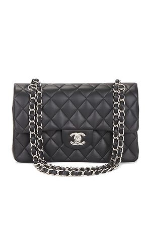 Chanel Lambskin Small Classic Double Flap Bag - Black
