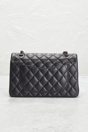 Chanel Lambskin Small Classic Double Flap Bag - Black