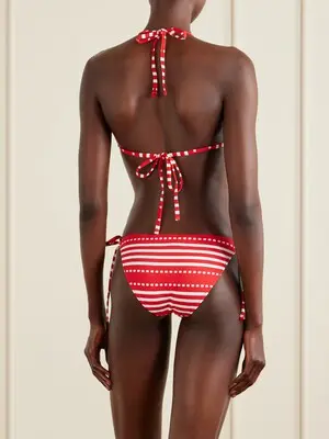LEMLEM Malia Striped Triangle Bikini