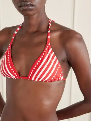 LEMLEM Malia Striped Triangle Bikini