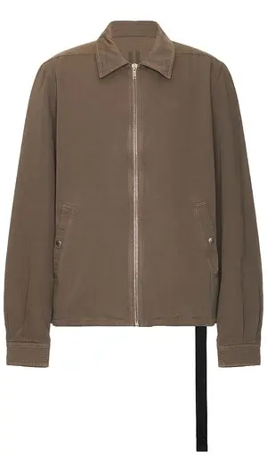Rick Owens Zipfront Jacket - Grey