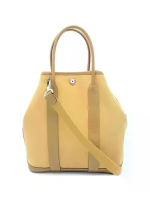 Hermès 2020 Pm Garden File Tote Bag - Yellow