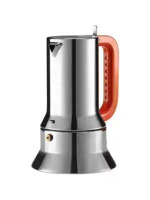 ALESSI Handle Coffee Maker - Silver