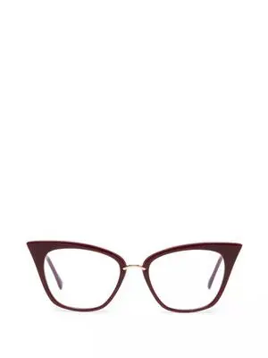 Dita Rebella Cat Eye Glasses - Red