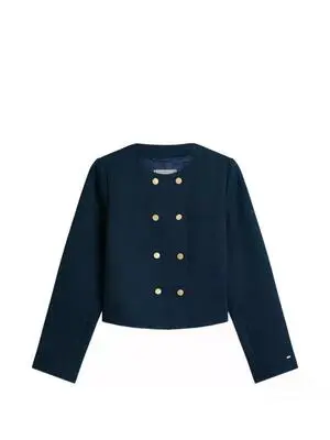 Tommy Hilfiger Button Round-neck Jacket
