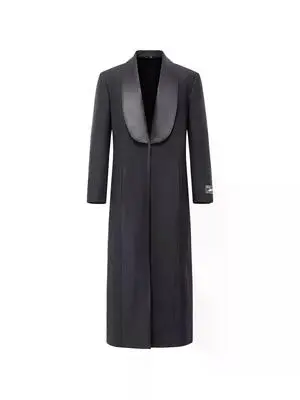 Erika Cavallini Shawl-collar Coat - Black