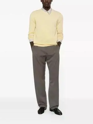 THE ROW Tosca Pleated Wool Trousers