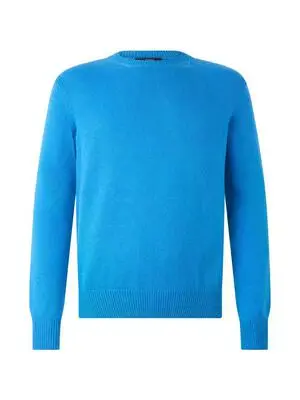 Herno Round Neck Long Sleeve Sweater - Blue