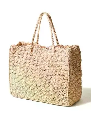 TWINSET Crochet Shopper Bag With Charms