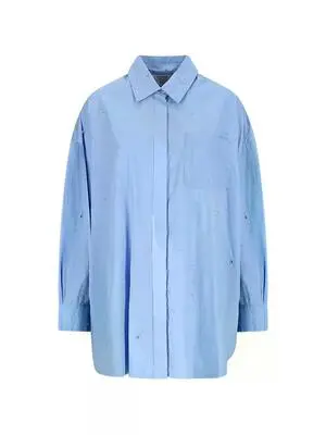 Giuseppe Di Morabito Embellished Shirt - Blue