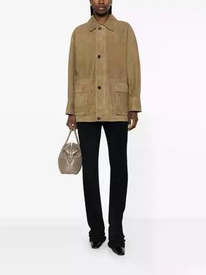 ARMA Maeve Suede Jacket - Neutrals