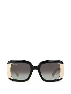 LANCEL Swann Geometric Sunglasses - Black