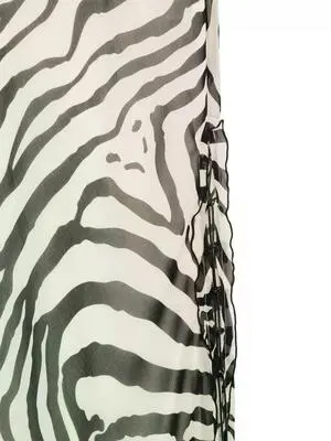 IRO PARIS Tilly Zebra-print Midi Skirt