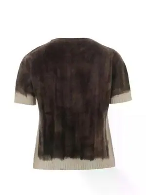 OLIVER LATTUGHI Short Sleeve T-shirt - Brown