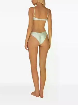 MONTCE MONTCE X Elsa Hosk Lena Bow-Detail Bikini Top Blue