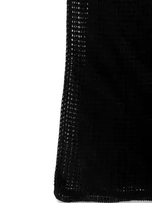 ROBERTO COLLINA Sleeveless Mesh Knit Midi Dress