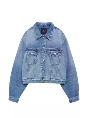 ANINE BING Quincy Buttoned Denim Jacket
