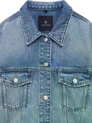 ANINE BING Quincy Buttoned Denim Jacket