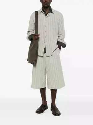 Our Legacy Above Striped-pattern Shirt - Neutrals