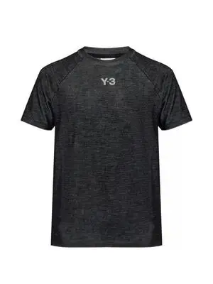 Y3 X Amg Pretronas Mercedes Logo-print T-shirt - Grey